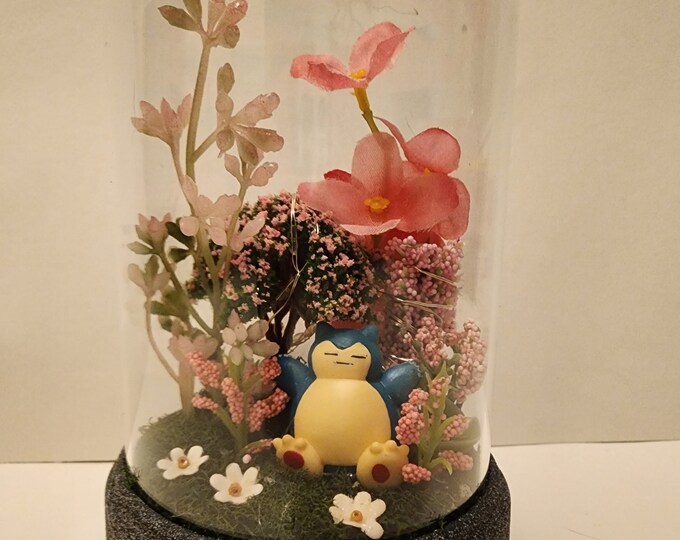 Light up Dome Terrarium - Snorlax - Etsy