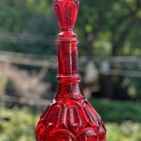 Red Depression Glass - Etsy