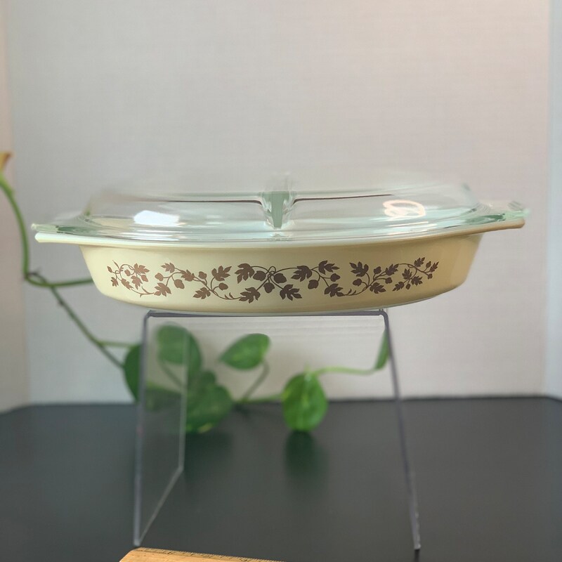 Pyrex Golden Leaf - Etsy
