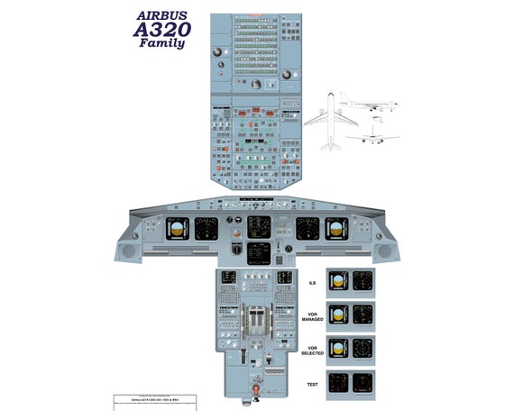 Airbus a320 cockpit labeled - kininriko