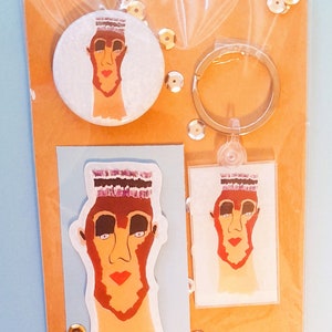 Sebastian Variety Pack, Matt Sticker, Button Pin, Keychain, Men ...