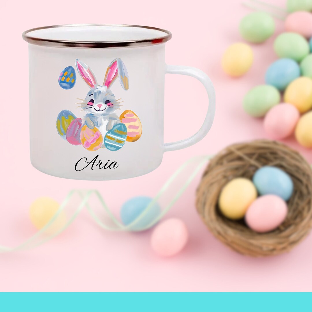 Personalized Easter Bunny Mugs Child Easter Mugs Easter Mugs Kids ...