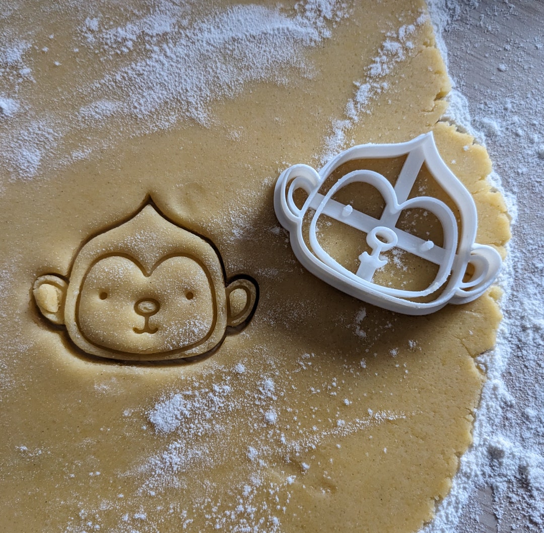 Monkey Cookie Cutter Cute Animal Savannah Jungle Cute Biscuit ...