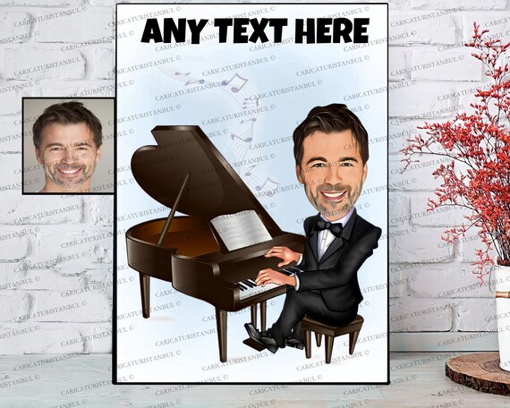 Piano Player Cartoon