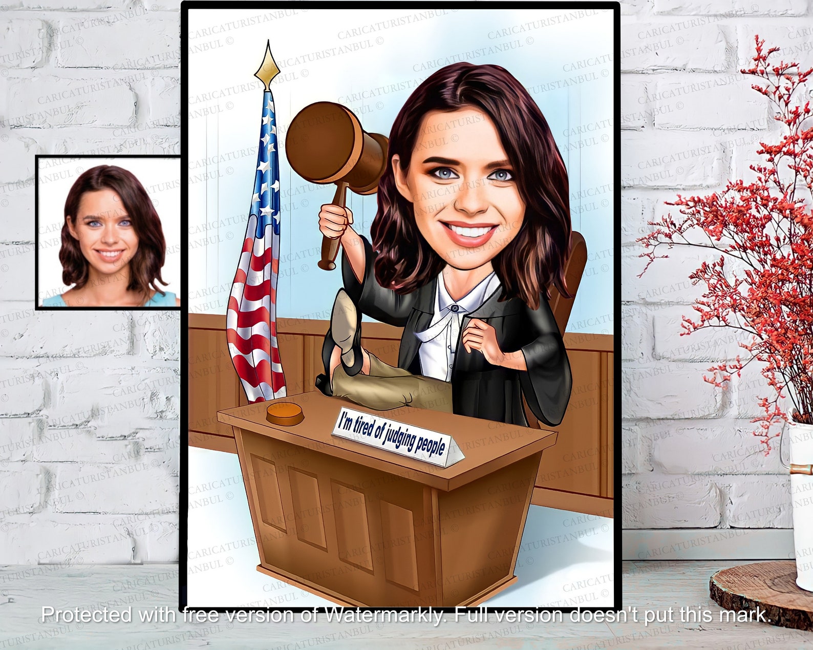Law Student Gift Caricature Law Student Card Logo Print - Etsy