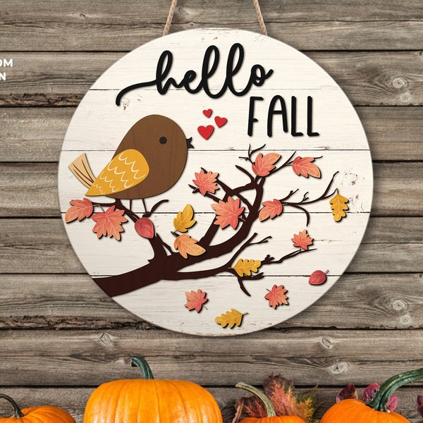 Happy Fall Sign - Etsy
