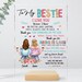 Custom Friend Plaque, Best Friend Gift Personalized, Birthday Gifts for ...