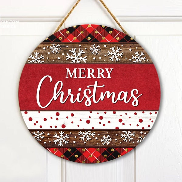 Christmas Door Sign - Etsy