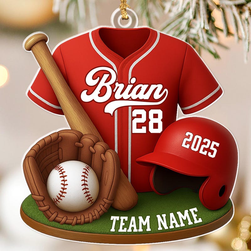 Baseball Christmas Svg - Etsy