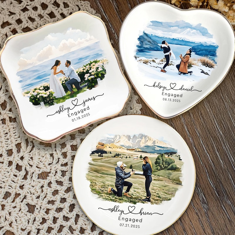 Custom Portrait Ring Dish - Etsy