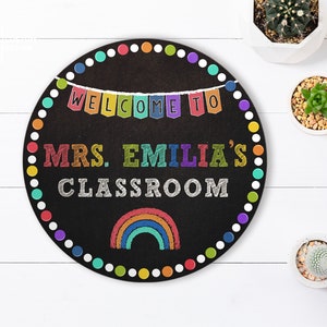 Personalized Classroom Sign Teacher Door Hanger Classroom - Etsy