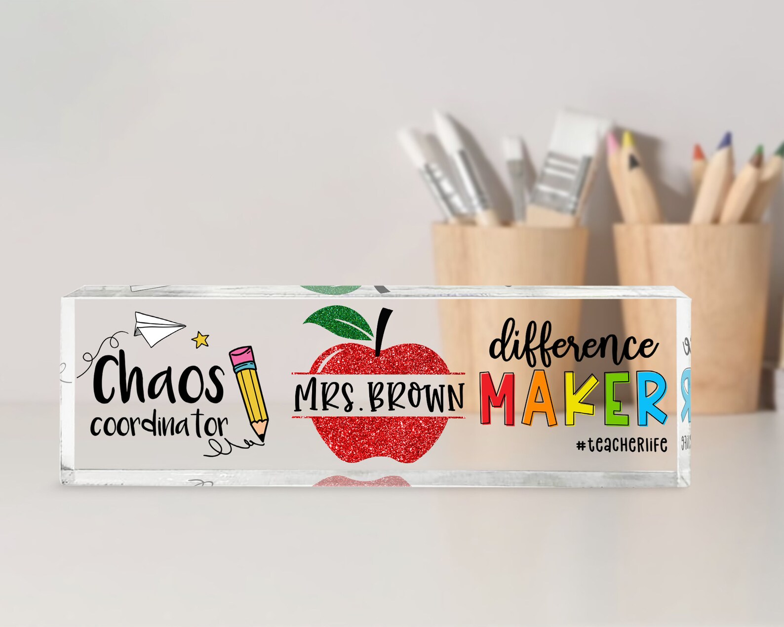 Teacher Appreciation Gifts, Custom Teacher Sign, Personalized Gifts for ...
