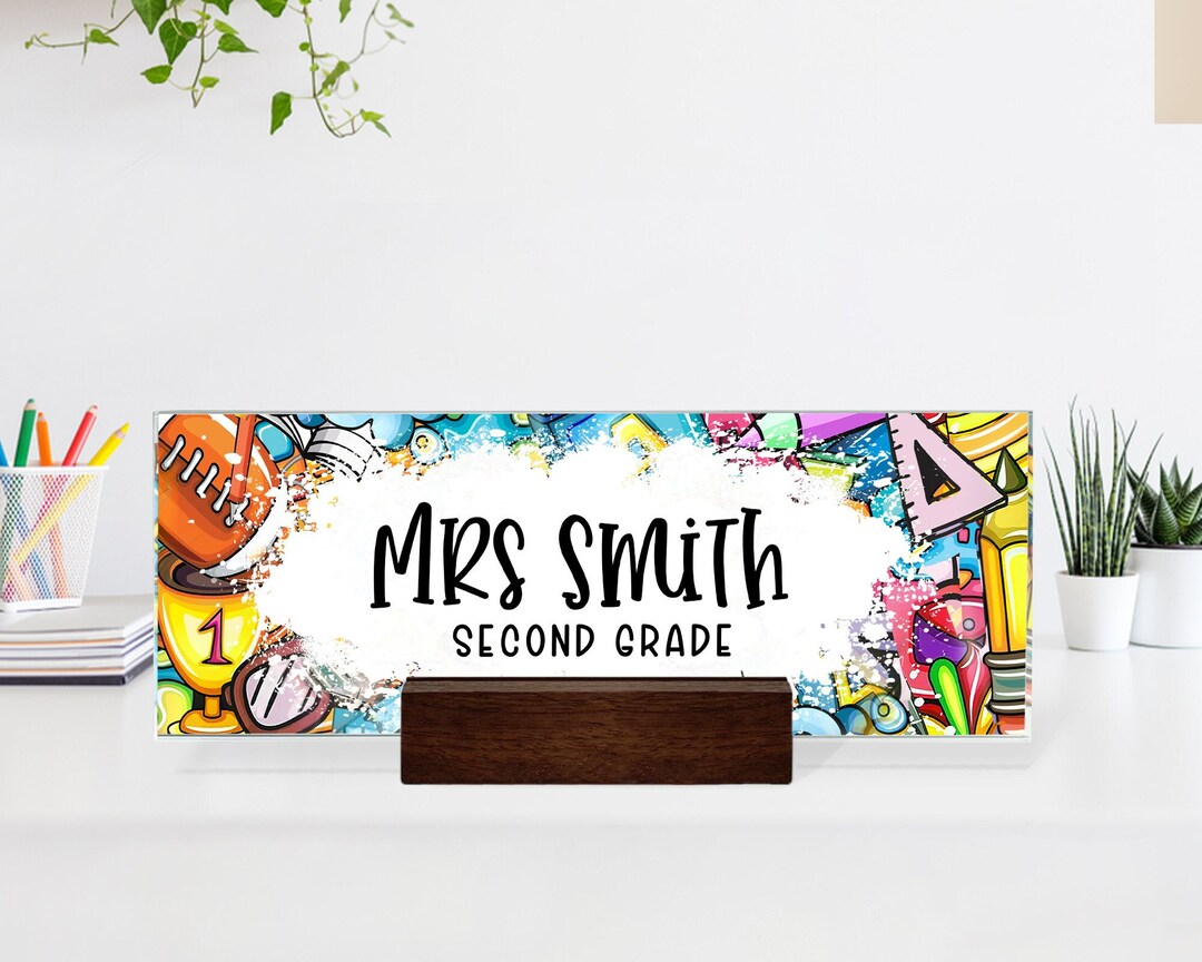 Personalized Teacher Sign, Teacher Gifts, Teacher Appreciation Gift ...