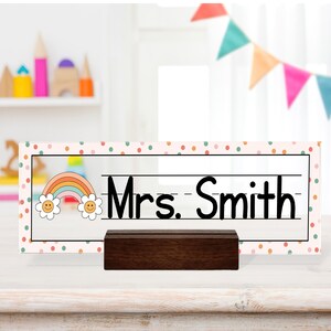 Teacher Desk Name Plate, Personalized Teacher Gifts, Teacher ...