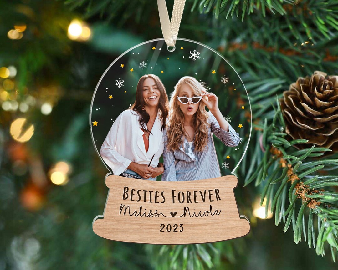Besties Ornament, Best Friend Gift, Besties Forever, Christmas Gifts ...