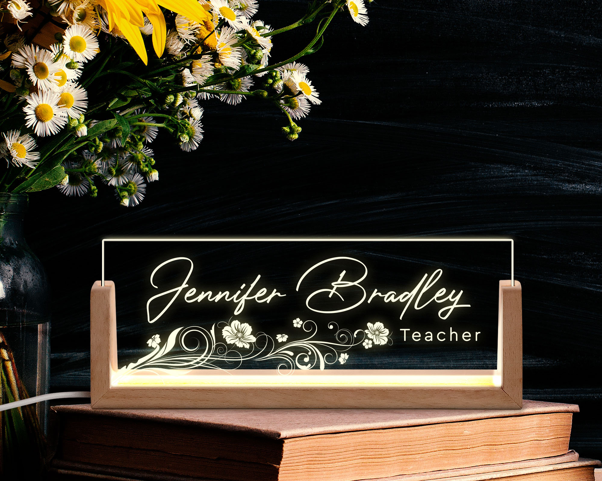 Custom Desk Name Plate, Office Decor, Personalized Desk Name Sign, Gift ...
