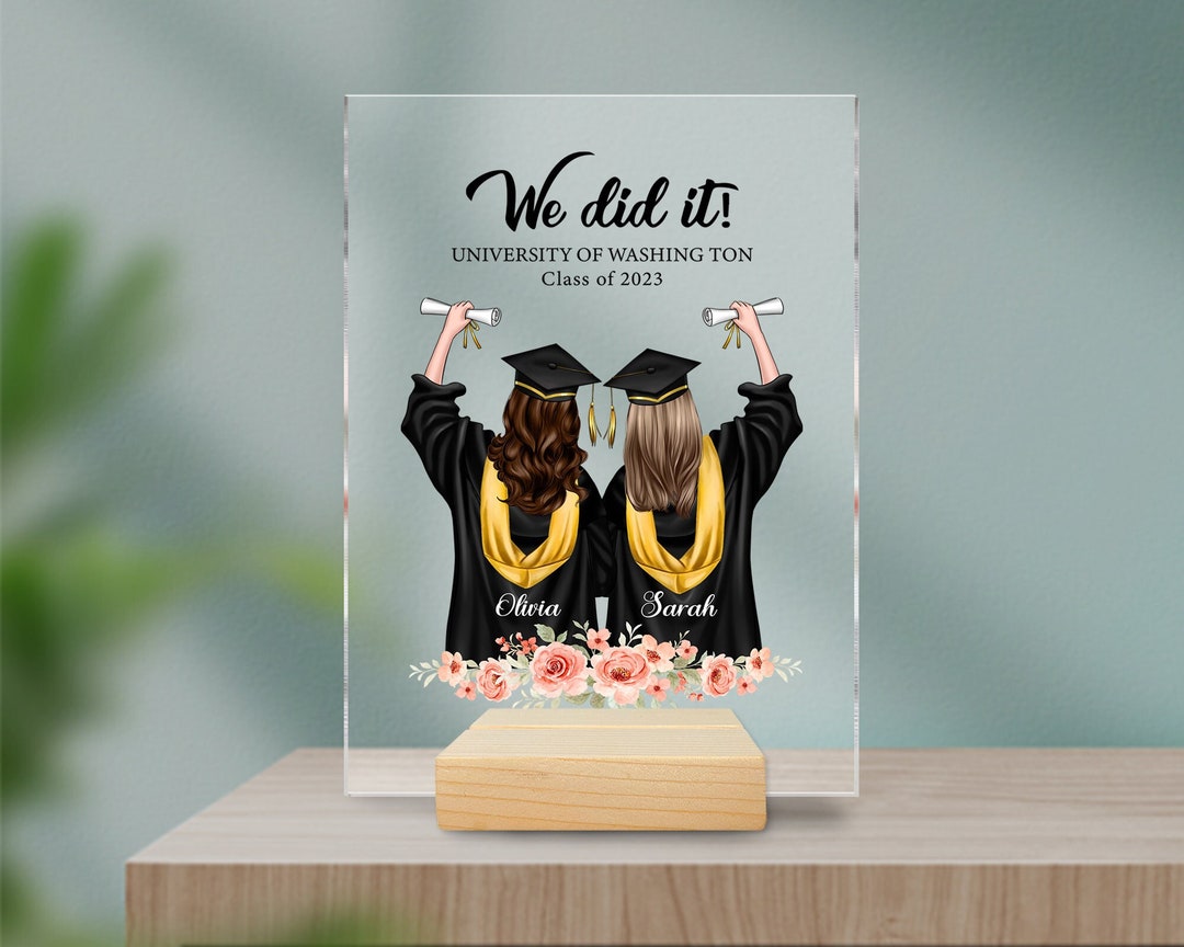 Graduation Gifts for Best Friend, Besties Graduation Gift, Personalized ...
