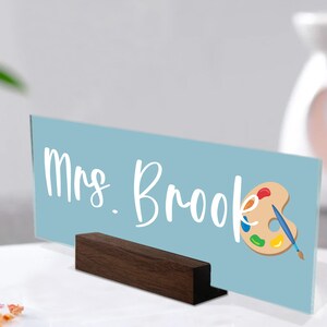 Teacher Desk Name Plate, Personalized Teacher Gifts, Teacher ...