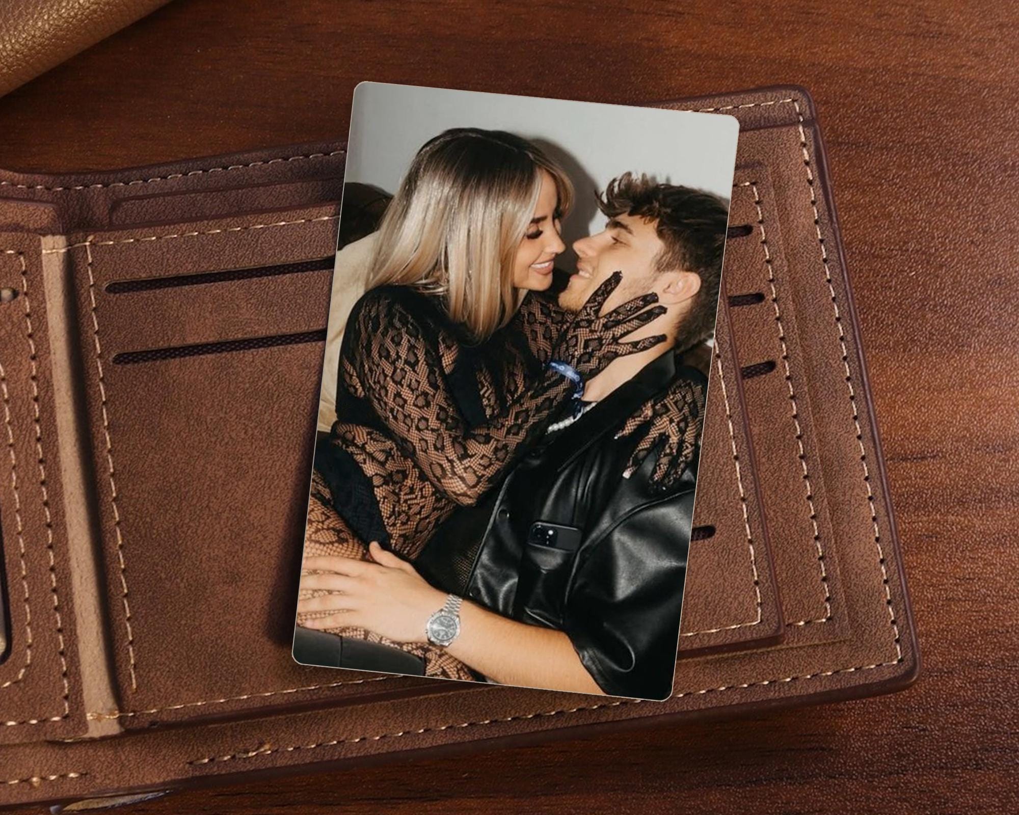 Personalized Couple Photo Wallet Card, Valentines Gift for Boyfriend ...
