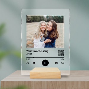 Best Friend Gift, Custom Music QR Code Plaque, Birthday Gifts for Best ...
