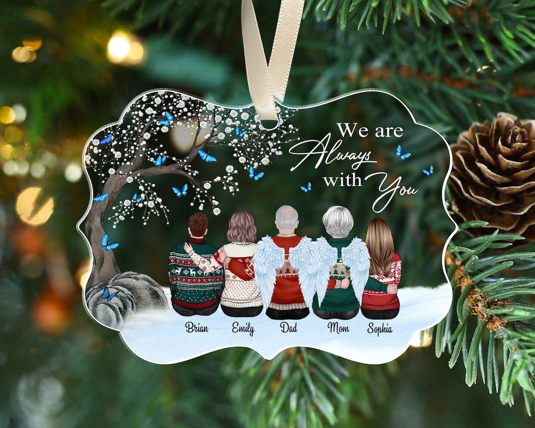 Personalized Memorial Ornament, Custom Family Ornament, Memorial ...