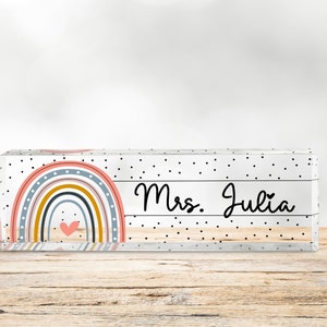 Personalized Teacher Gifts, Cute Teacher Sign, Gifts for Teacher Women ...