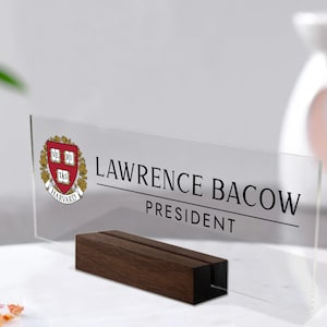 Office Desk Name Plate, Custom Name Plates for Desks, Office Decor ...