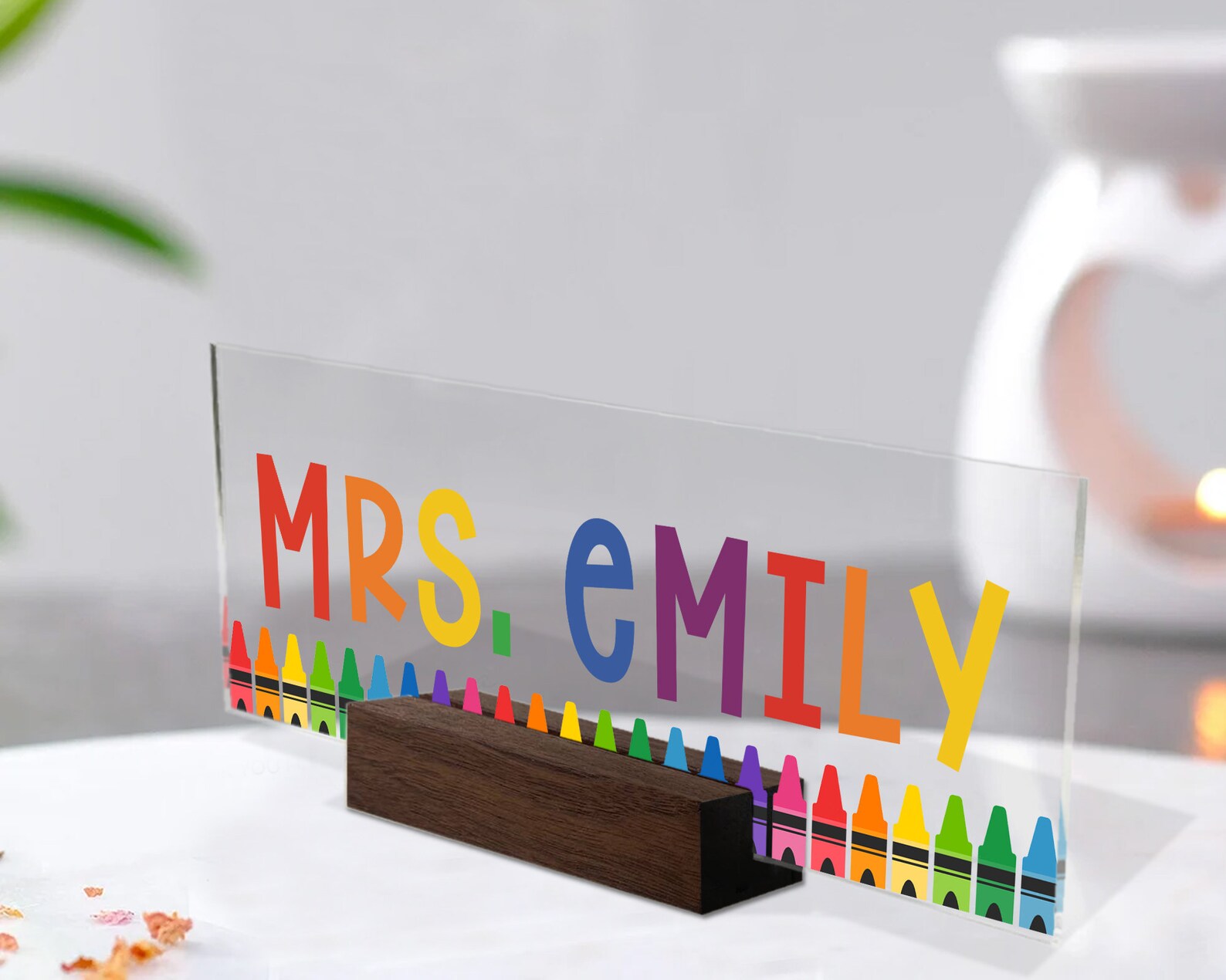 Personalized Teacher Gifts Teacher Desk Name Plate Custom - Etsy