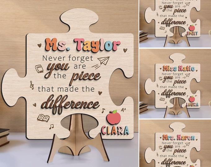 Teacher Appreciation Sign, Last Day of School Gift, Personalized ...