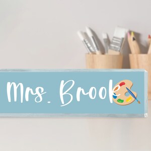 Teacher Desk Name Plate, Personalized Teacher Gifts, Teacher ...