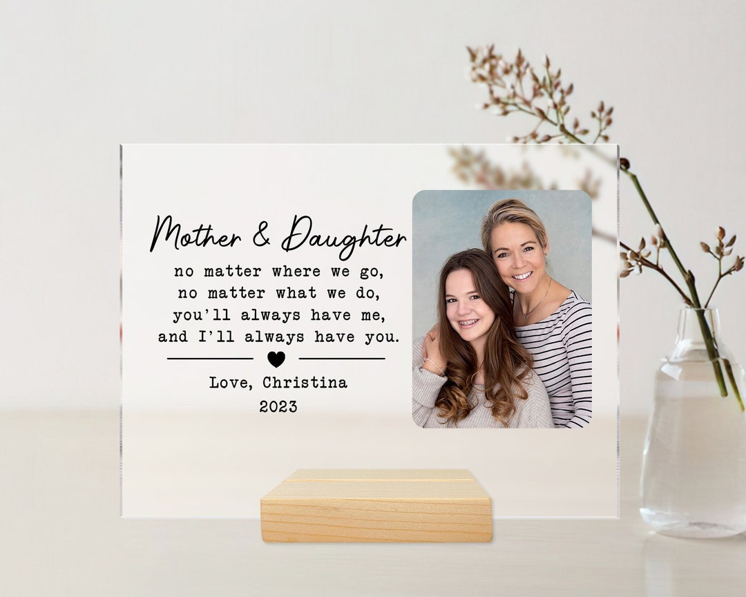 Personalized Gifts for Daughter, Mother Daughter Gift, Custom Photo ...