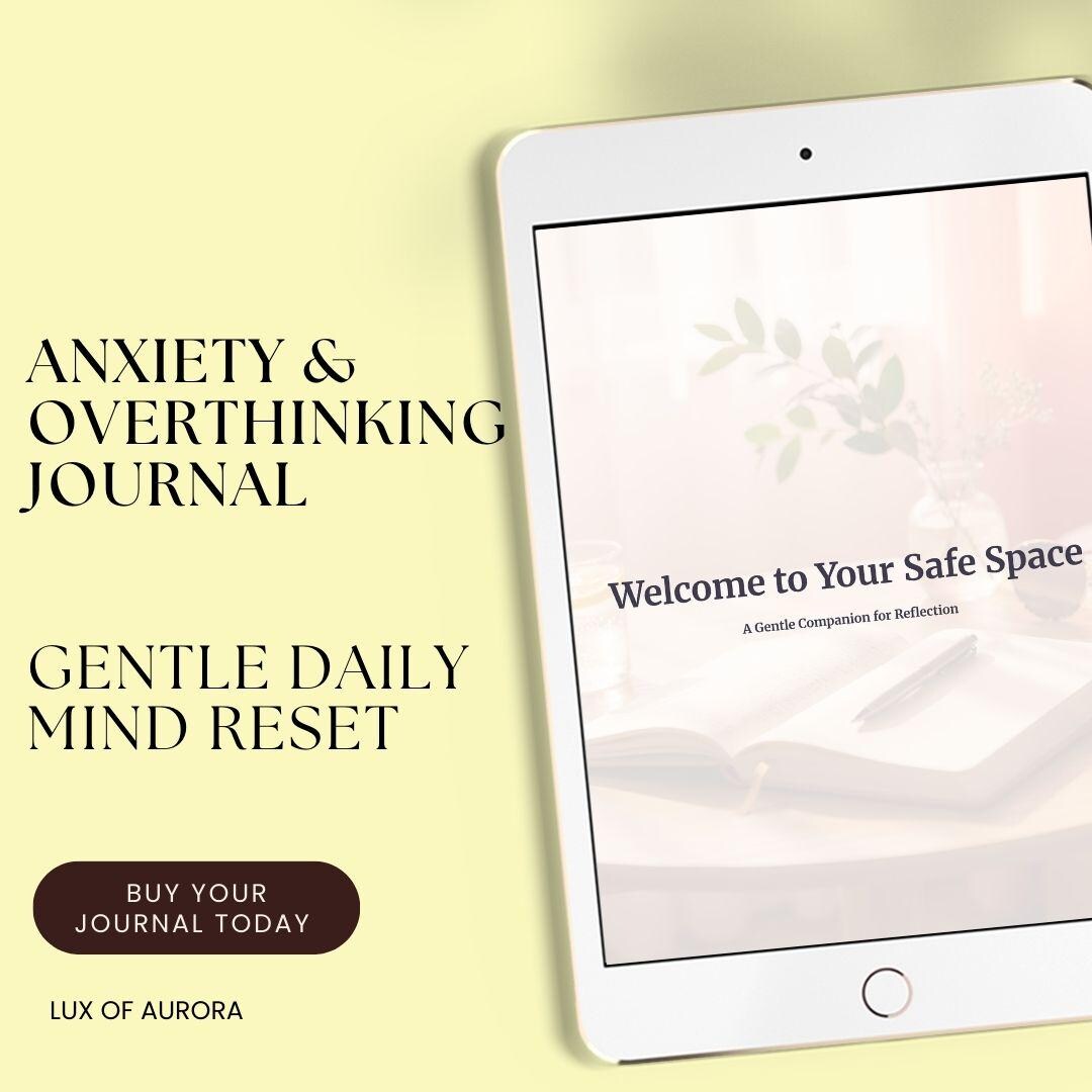 Anxiety & Overthinking Journal | 60 Pages |daily Thought Release, Worry ...