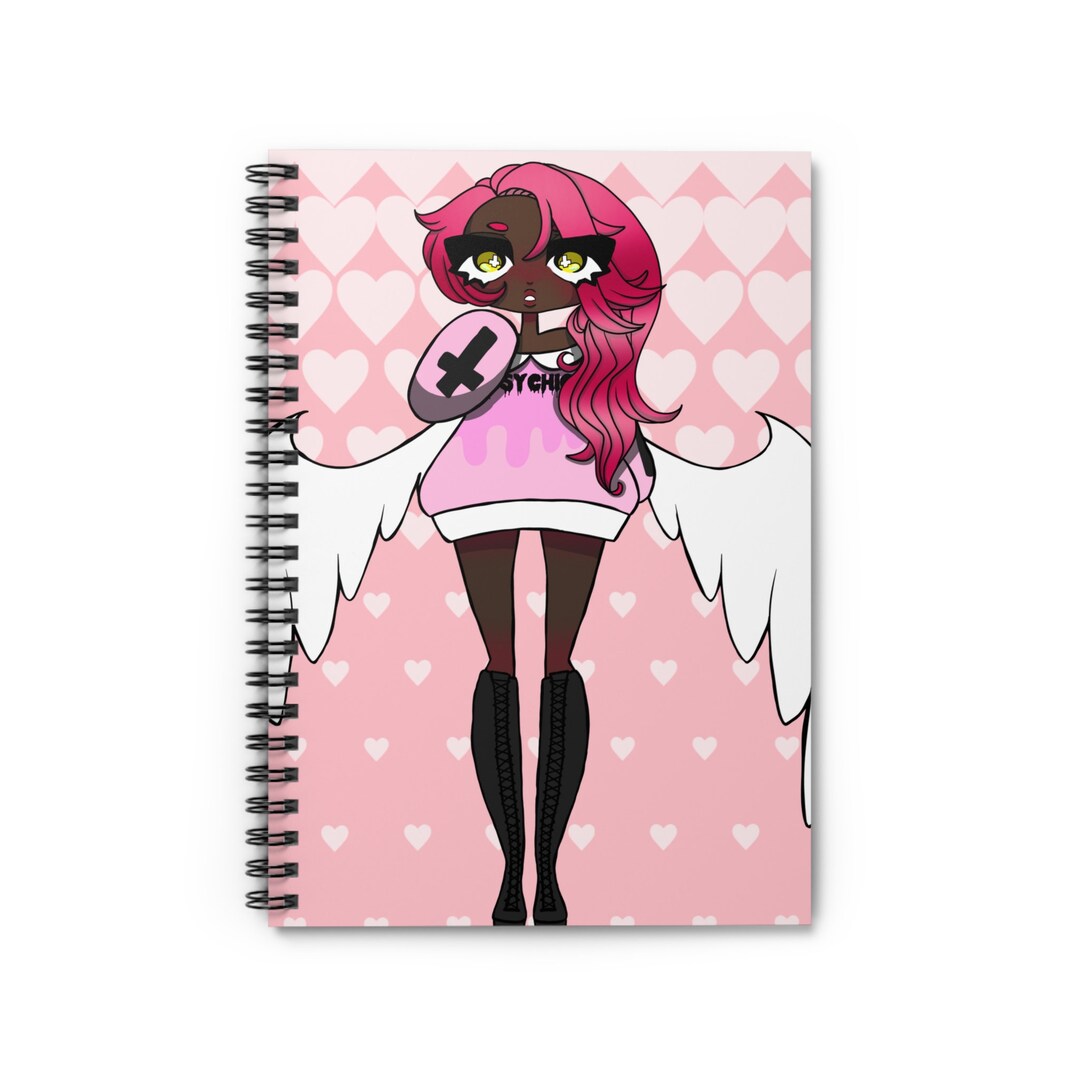 Cutecore Angel Spiral Notebook Ruled Line - Etsy