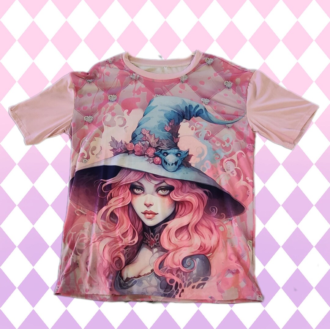 Pink Witch Pastel Goth Emo Punk Grunge Bubble Kei Jirai Visual Kawaii ...