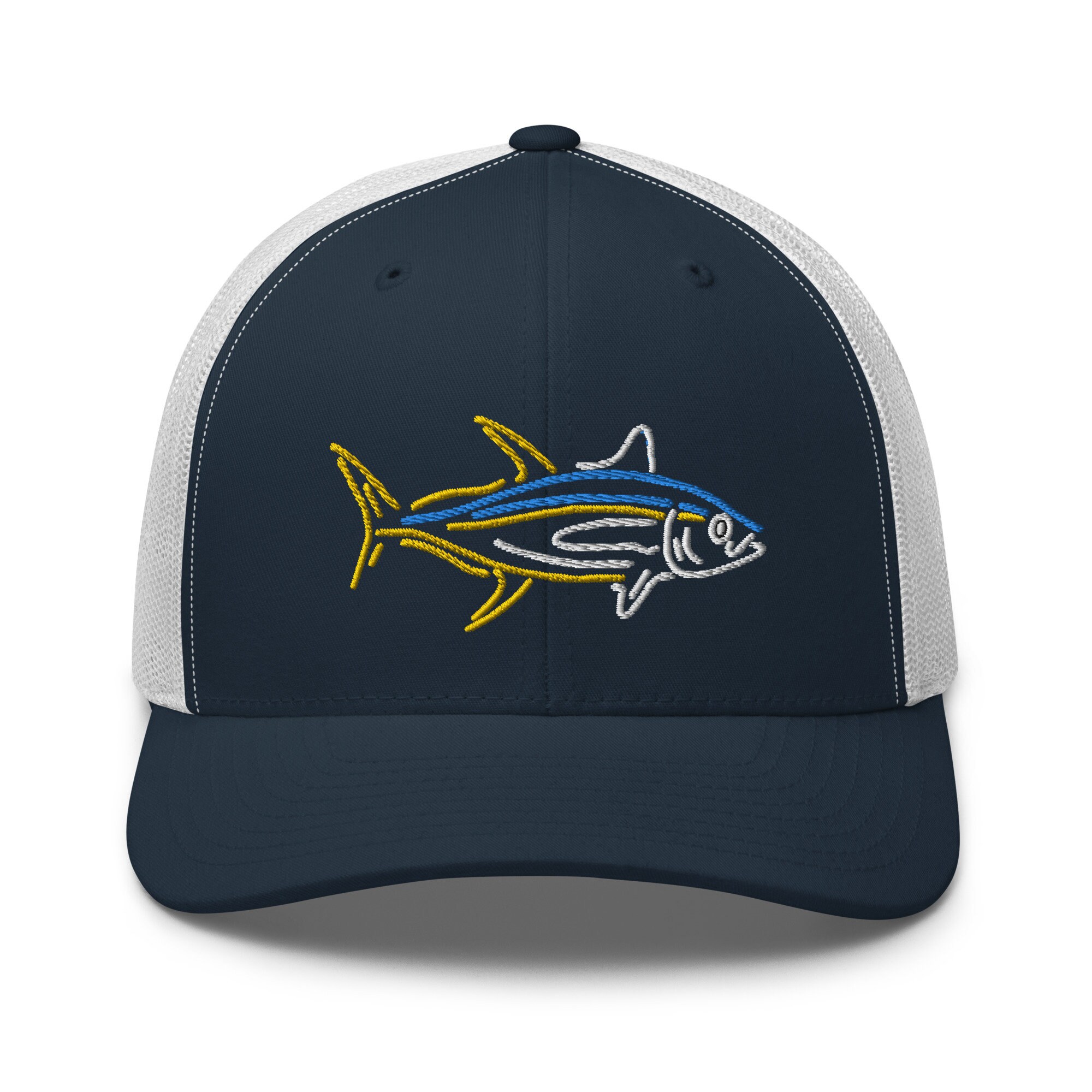 Yellowfin Tuna Fish Big Game Salt Water Fishing Ocean Sports Trucker ...