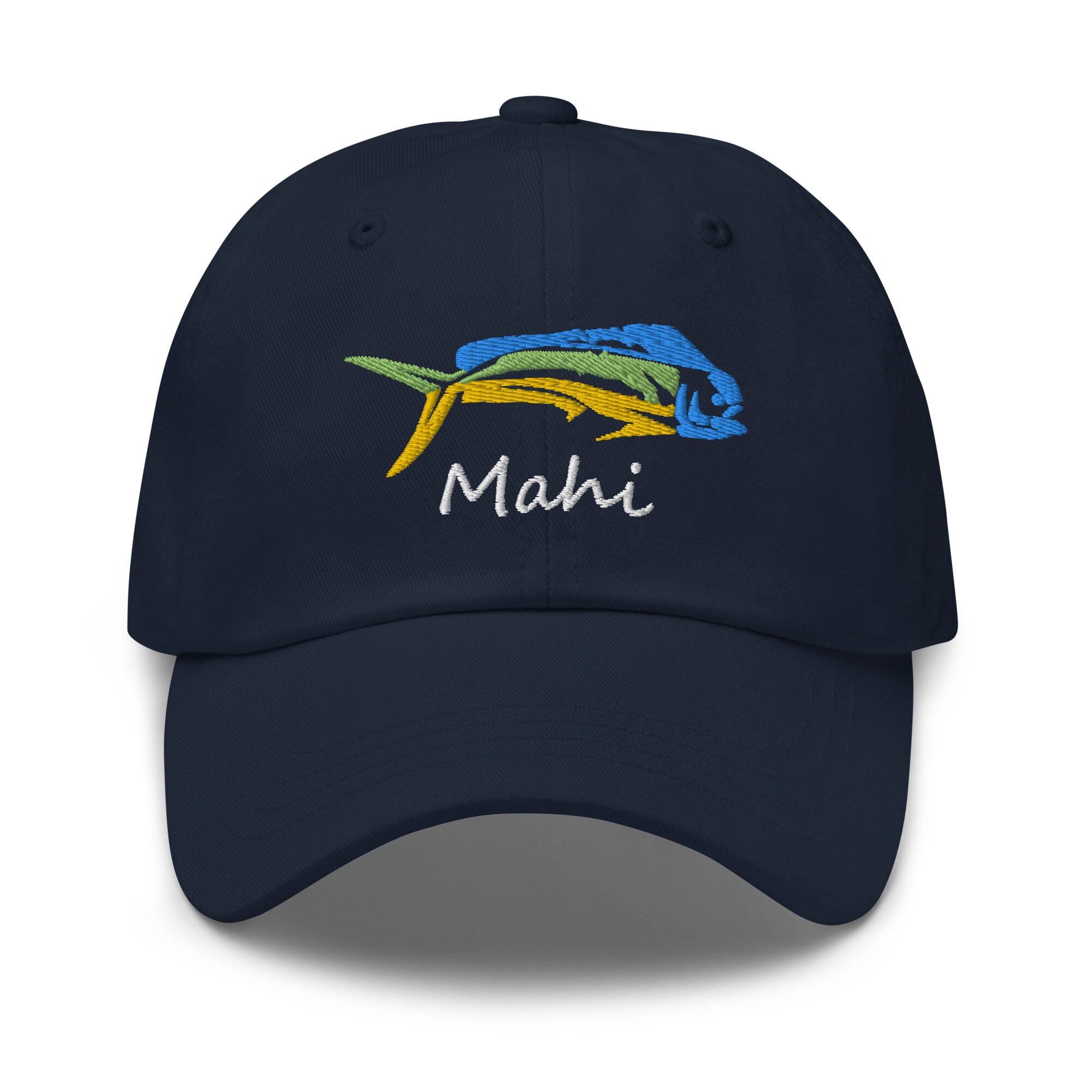 Mahi Mahi Bull Dolphin Fish Big Game Saltwater Fishing Embroidered Dad ...