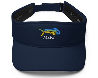 Mahi Mahi Bull Dolphin Fish Big Game Saltwater Fishing Embroidered Dad ...