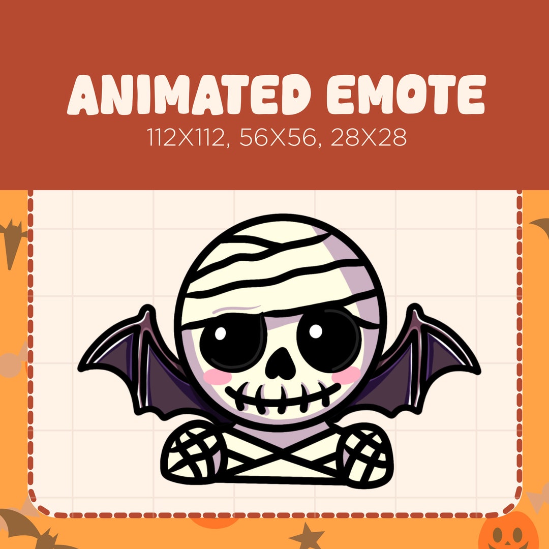 Halloween Mummy Emote, Animated Twitch Streaming Emotes, Funny Ghost ...