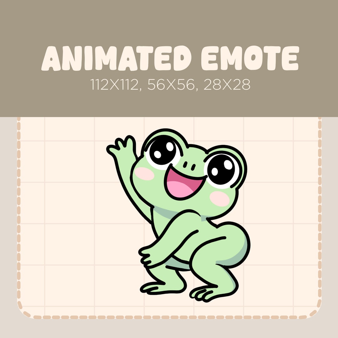 Funny Twerking Frog Animated Twitch Emote, Dancing Emote, Funny Animal ...