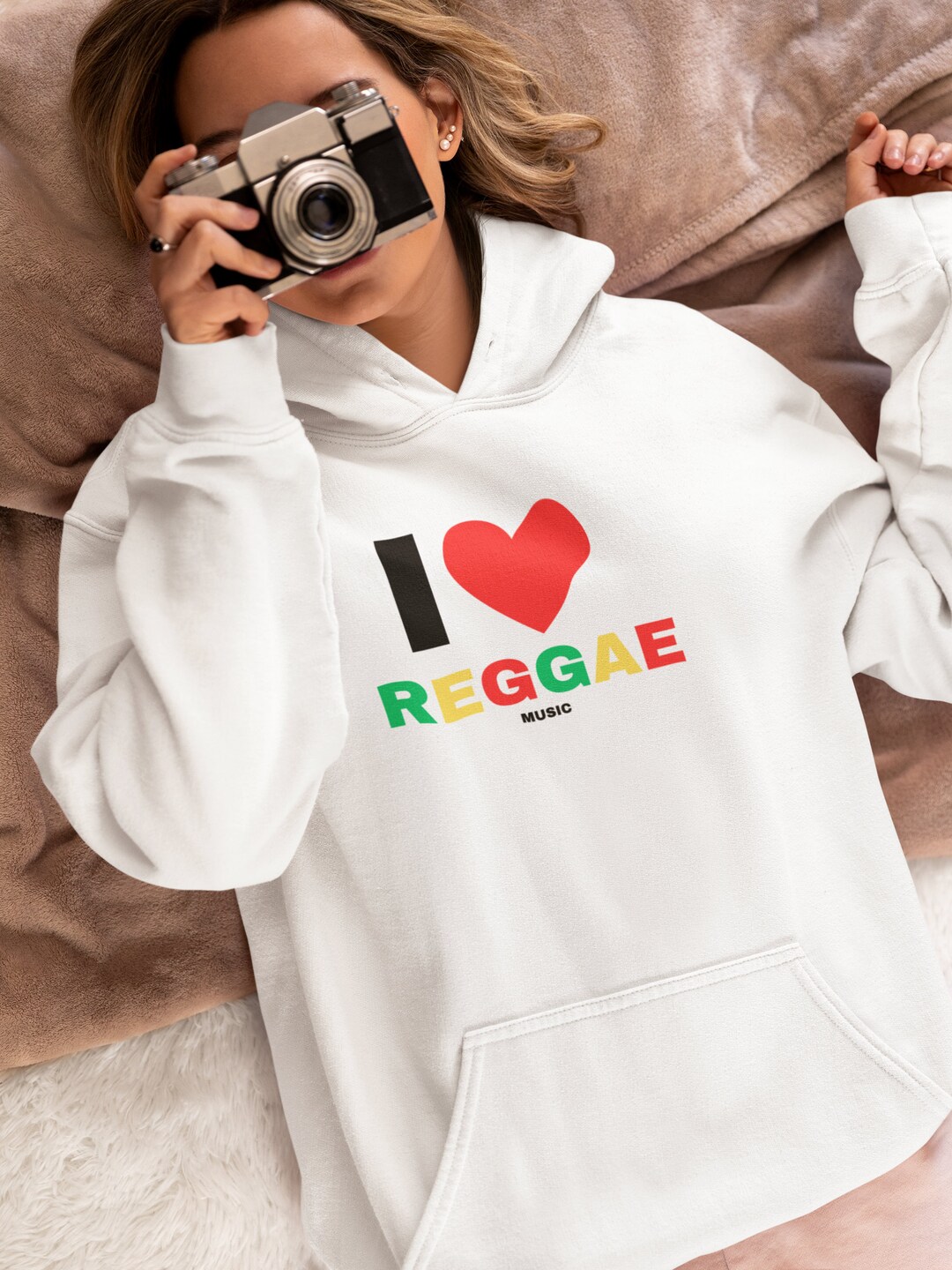 I Love Reggae Reggae Music Jamaica Dancehall Music Clothing DJ Wear ...