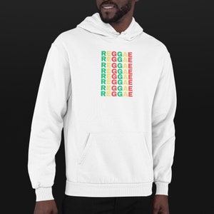 Reggae Hoodie Hoody Jamaica Reggae Music Birthday Gift Birthday Present ...