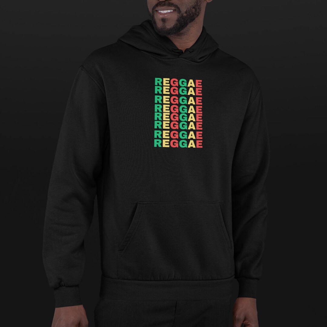 Reggae Hoodie Hoody Jamaica Reggae Music Birthday Gift Birthday Present ...