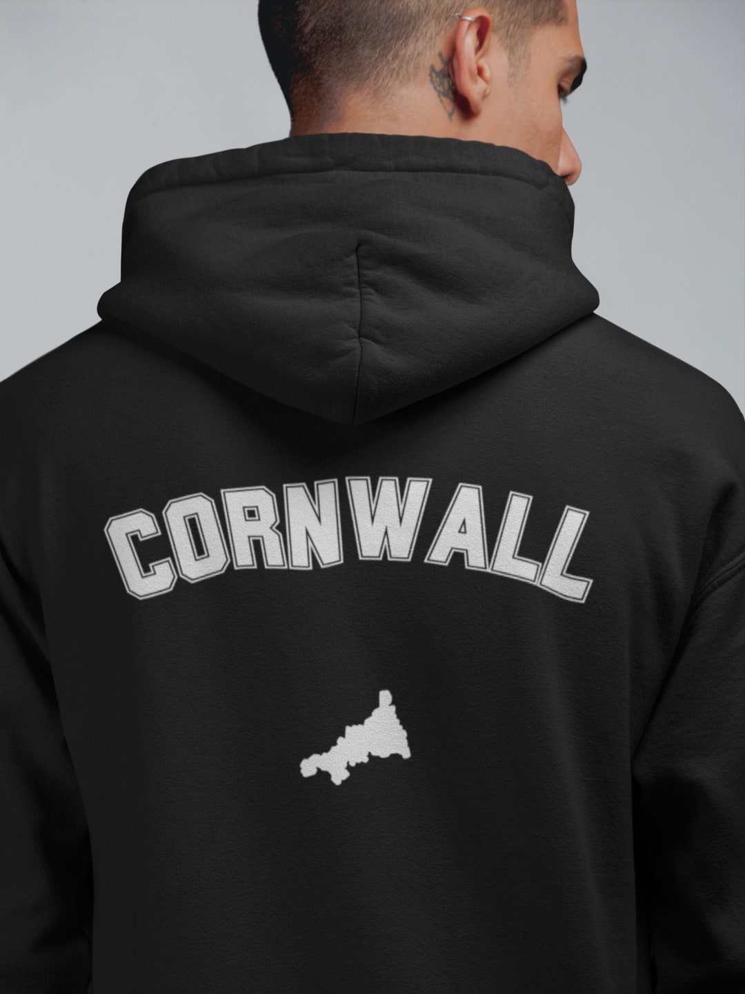 Cornwall Cornish Kernow Back Print Stylish Hoodie Clothing Hoody ...