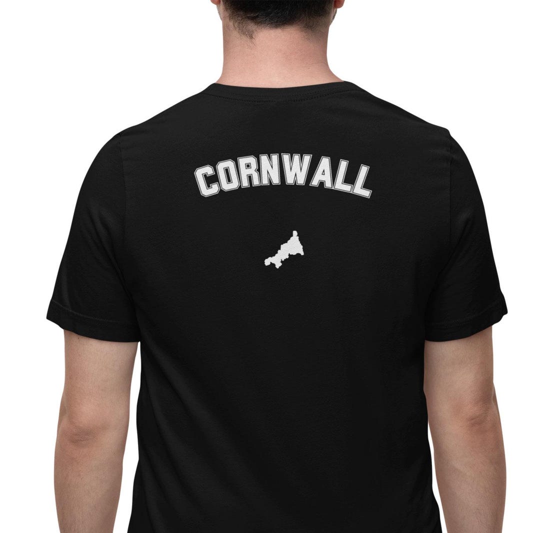 Cornwall Tshirt Cornwall T-shirt Cornish T-shirt Cornish Tee Newquay ...