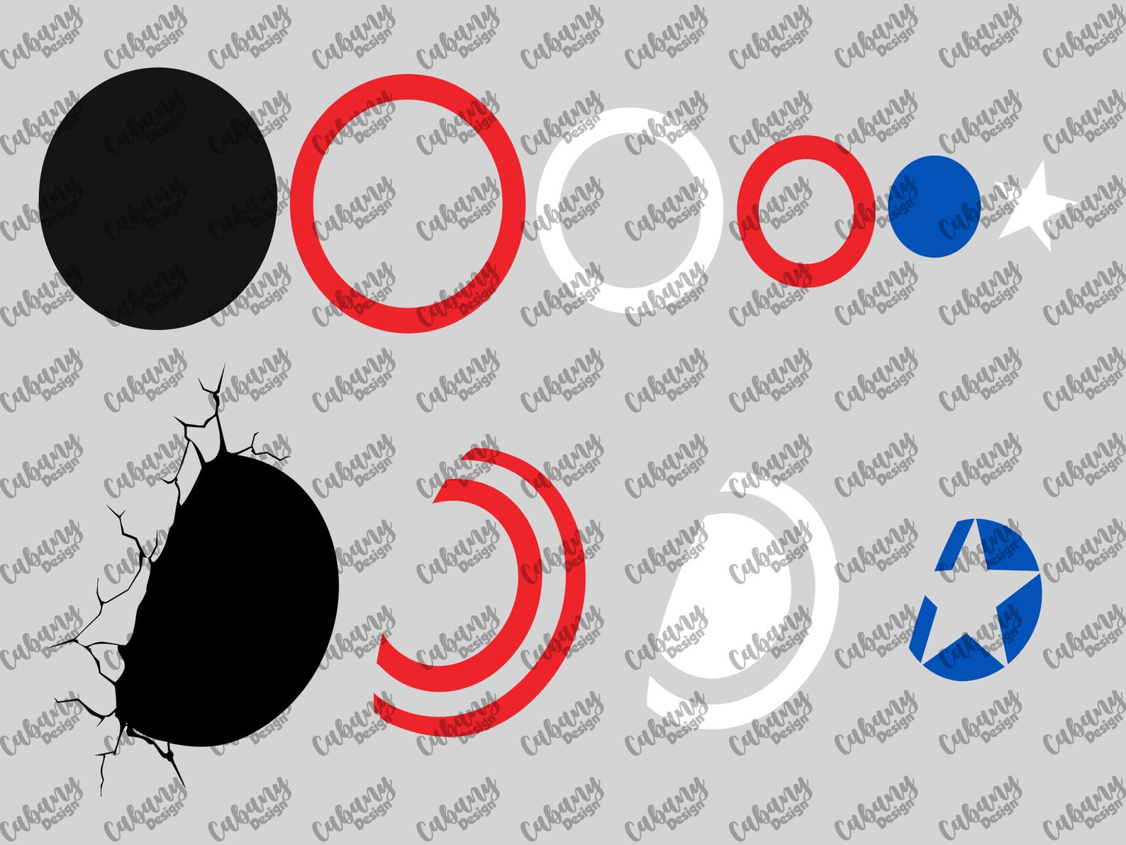 Captain America Shield Svg / Captain America Shield Logo SVG / - Etsy