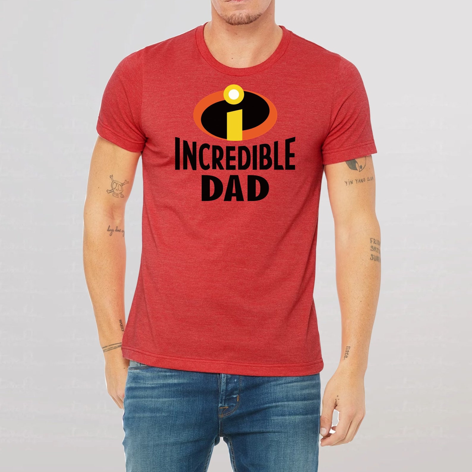 Incredible Dad SVG Incredible Dad PNG - Etsy