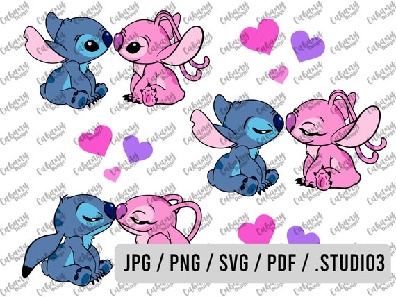 Bundle Stitch and Angel SVG Stitch and Angel Layered SVG | Etsy