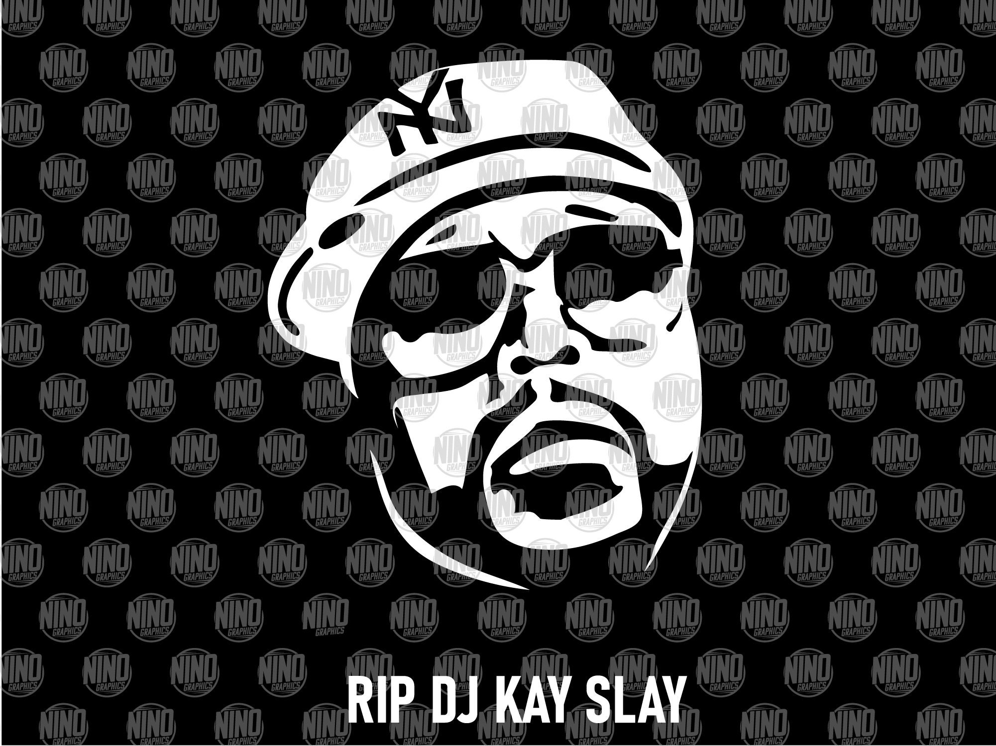 RIP DJ Kay Slay Vector Png Svg Instant Digital Download - Etsy