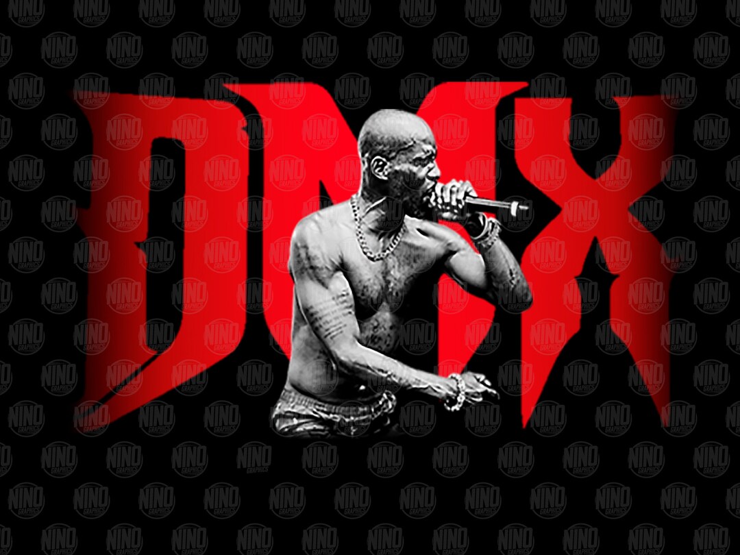 DMX on the Microphone Rapping in Front of Logo PDF JPG Png Instant ... DMX on the Microphone Rapping in Front of Logo PDF JPG Png Instant ...