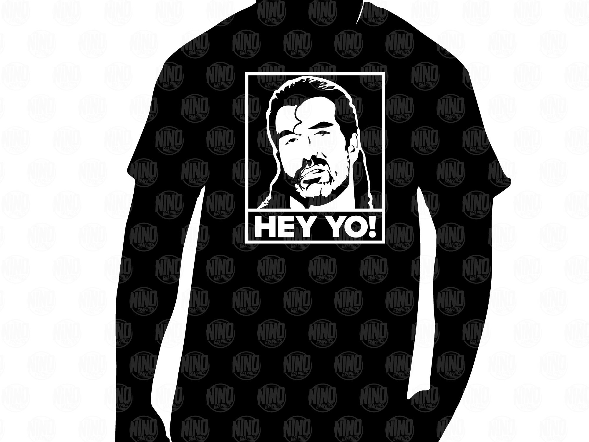 Razor Ramon Hey Yo! Vintage Inspired WWE Fan Scott Hall PNG SVG ...